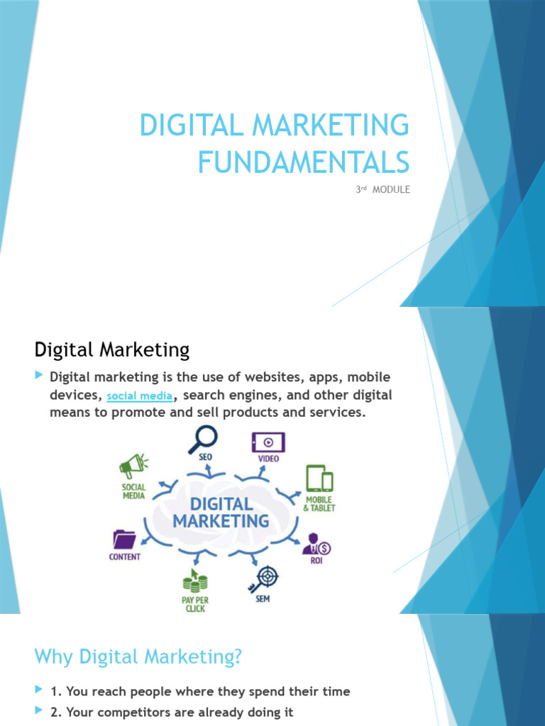 3rd Module Digital Marketing Fundamentals | Download Free PDF | Digital Marketing | Business
