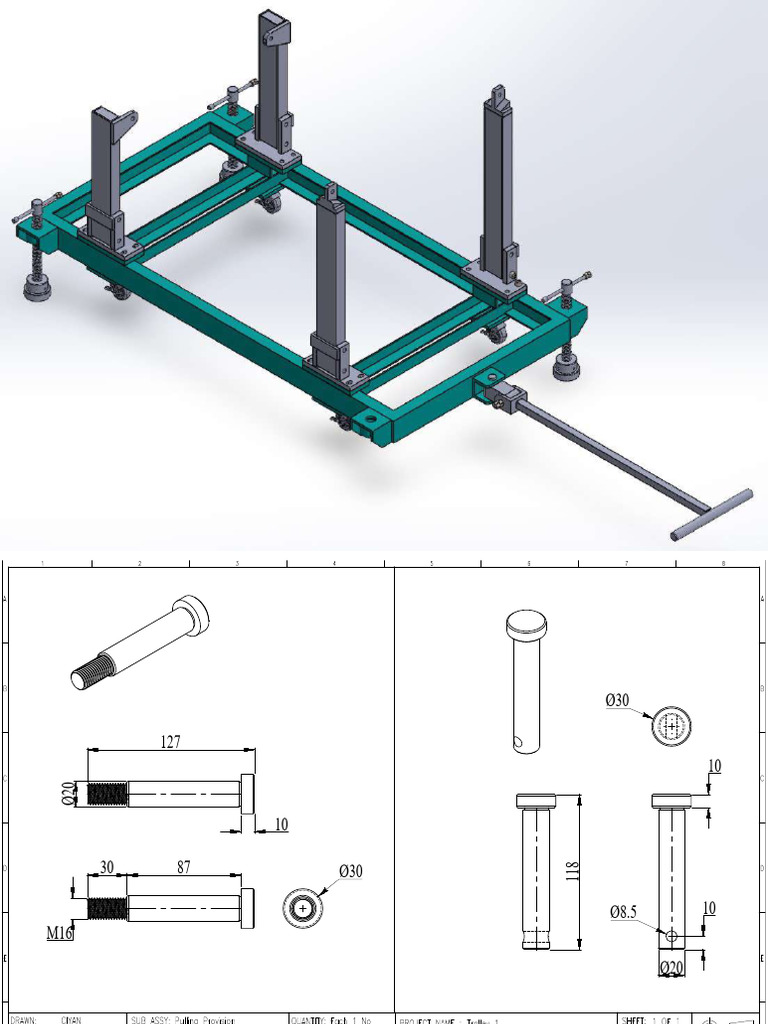 Q400 Enging Support Final Drawing | PDF