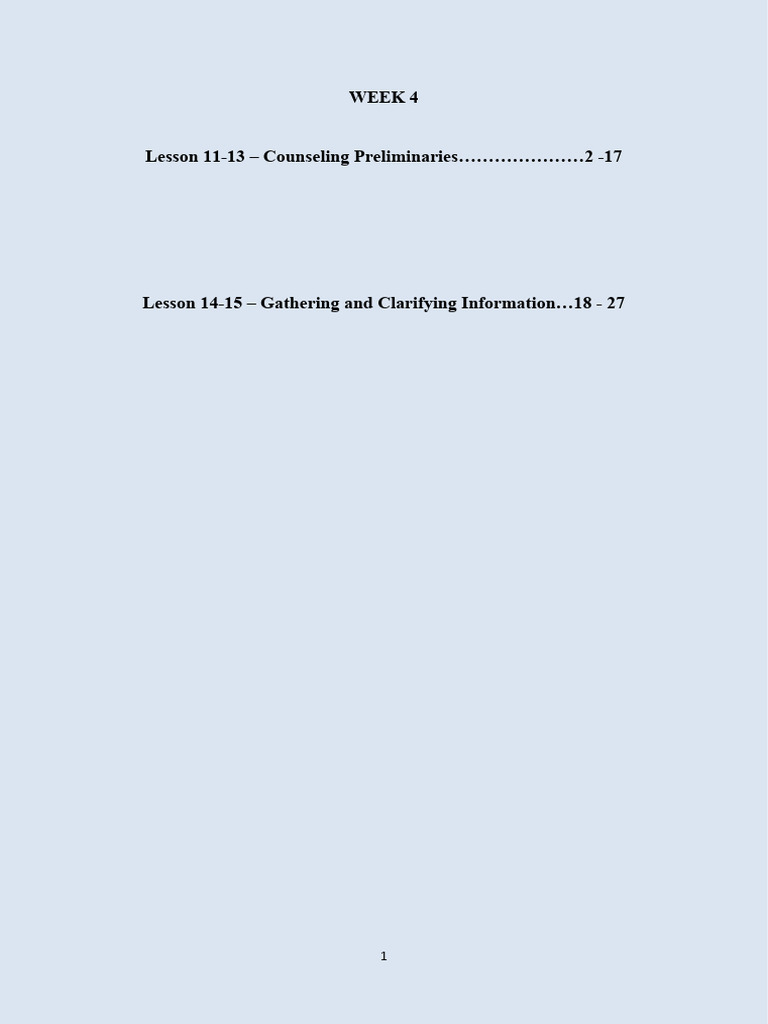 Biblical Counseling Lesson 4 | PDF | Question | Marriage