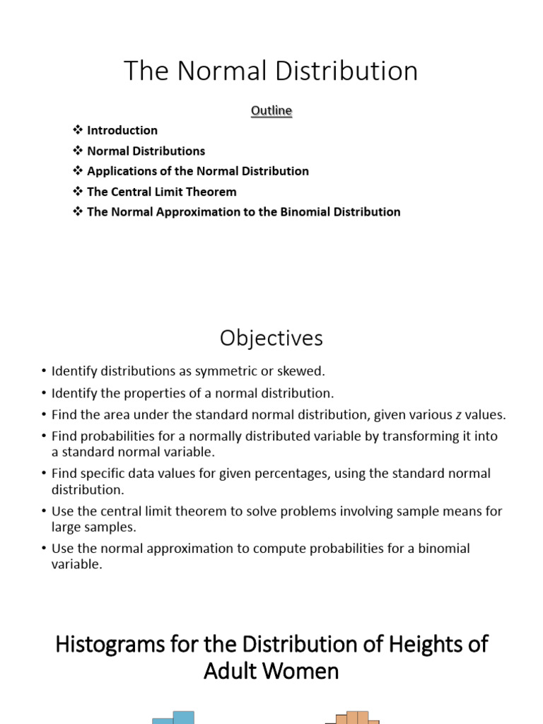 The Normal Distribution | PDF | Normal Distribution | Mode (Statistics)
