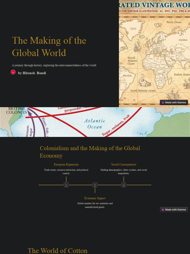 The Making of The Global World | PDF | Society | Economies