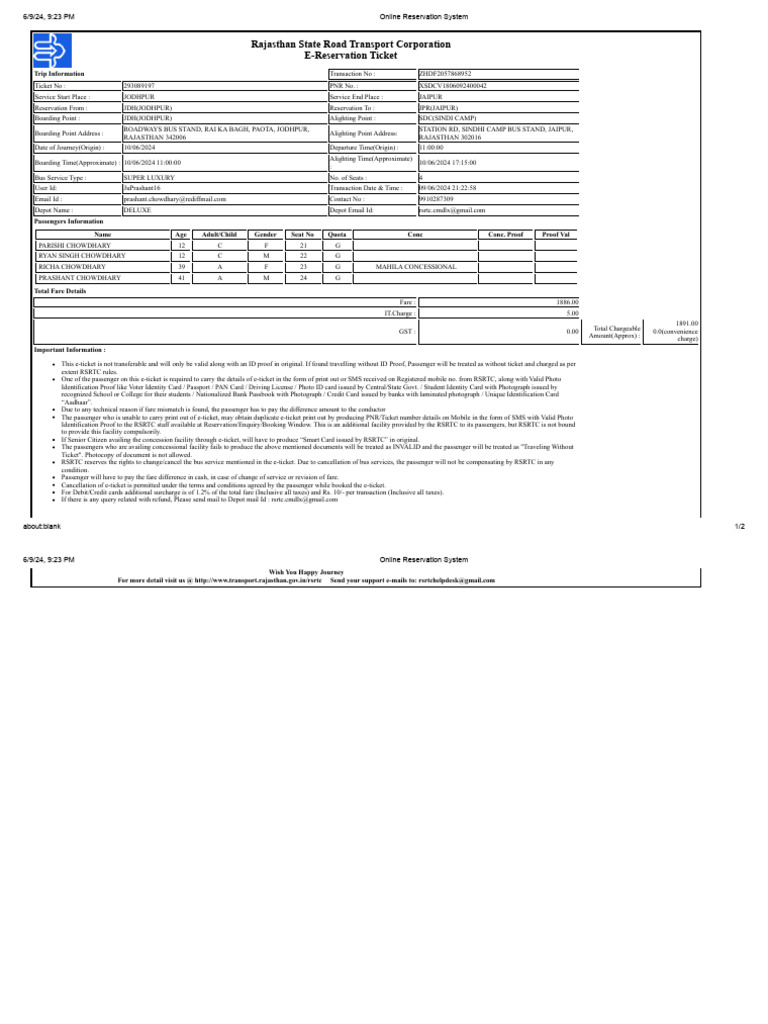Online Reservation System | PDF | Identity Document | Access Control