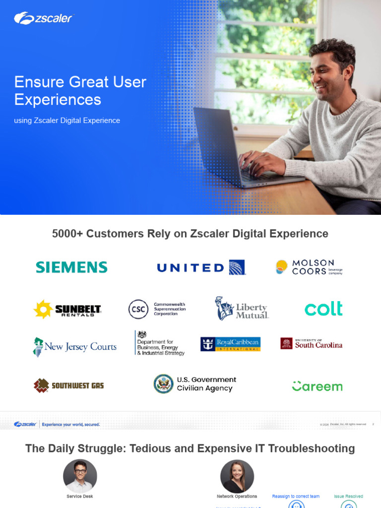 Zscaler Digital Experience (ZDX) | Download Free PDF | Computer Network ...