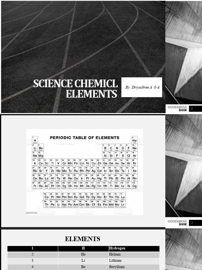 Science Chemical Elements | Download Free PDF | Chlorine | Periodic Table