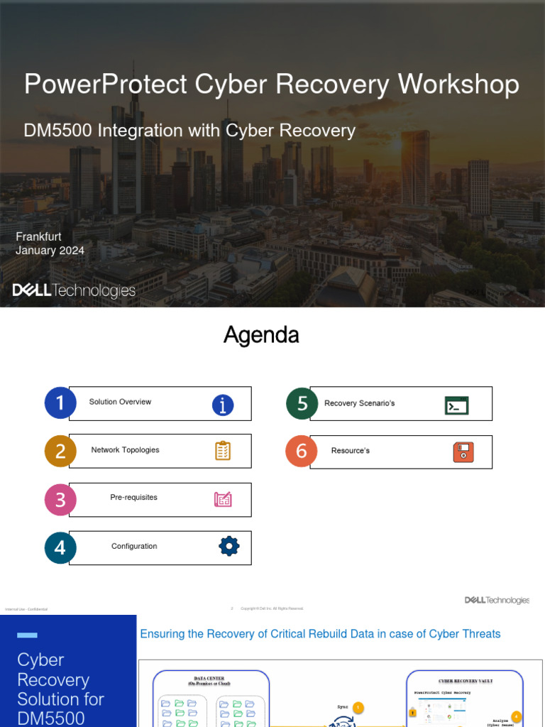 Cyber Recovery Workshop 2024 - DM5500 With Cyber Recovery | PDF ...