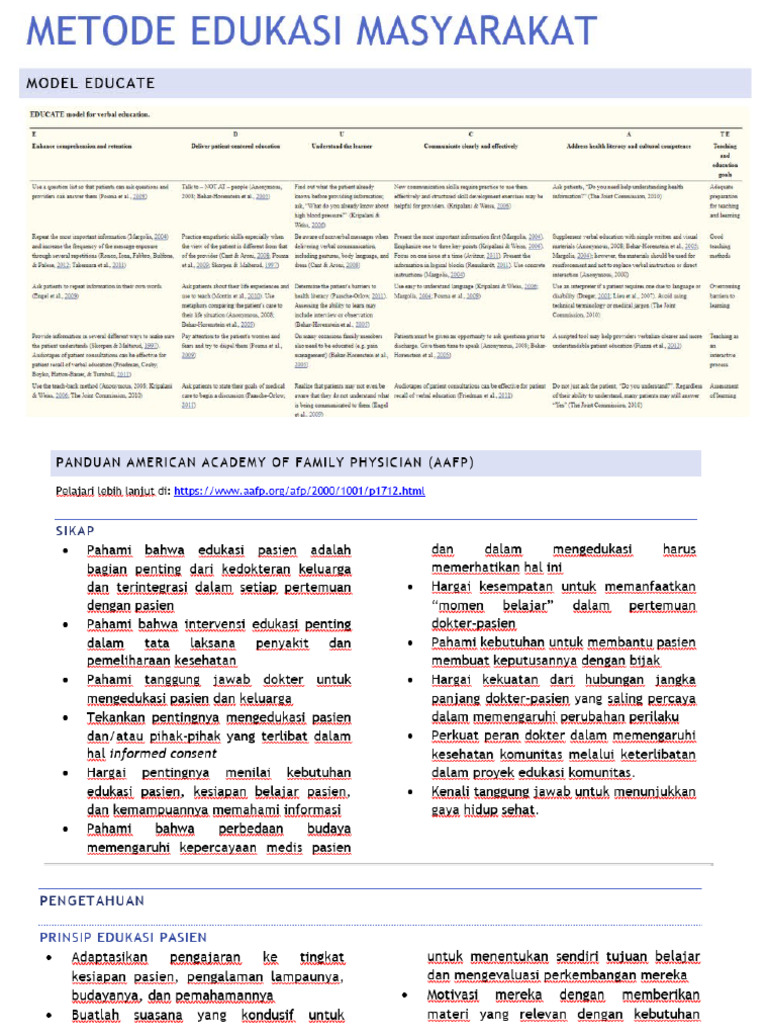 Metode Edukasi | PDF