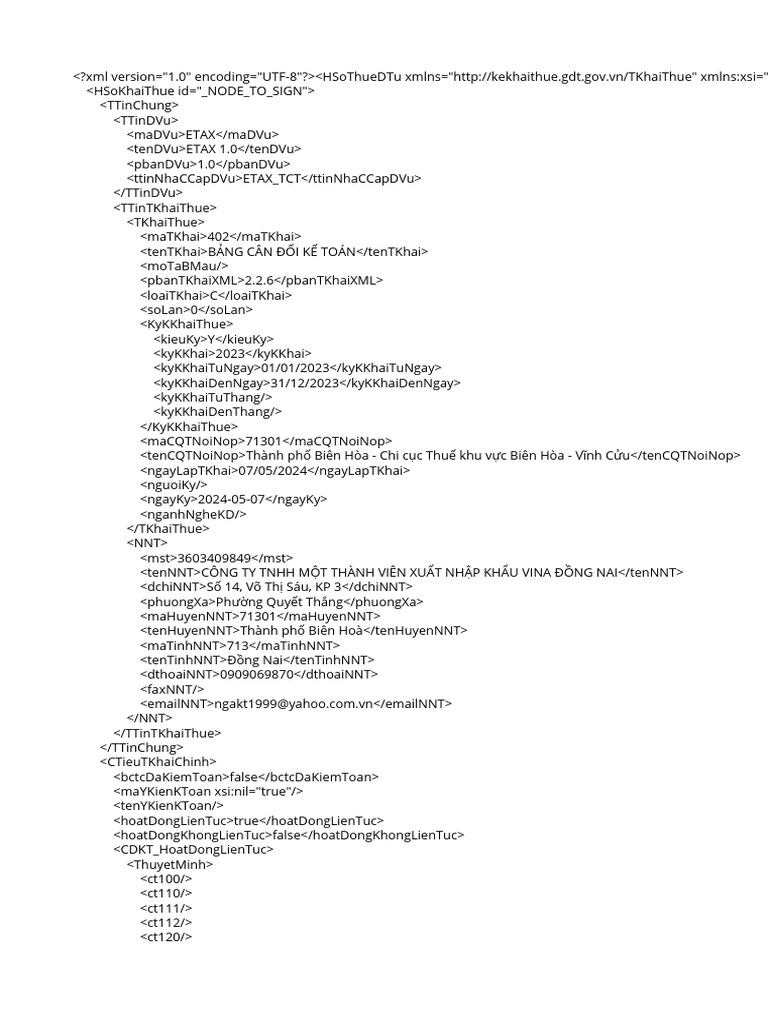 Vina BCTC 2023 | PDF