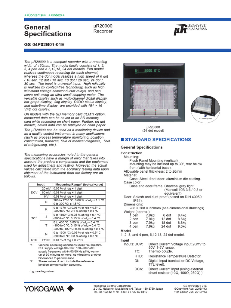 GS04P02B01 01e | PDF | Relay | Power Supply