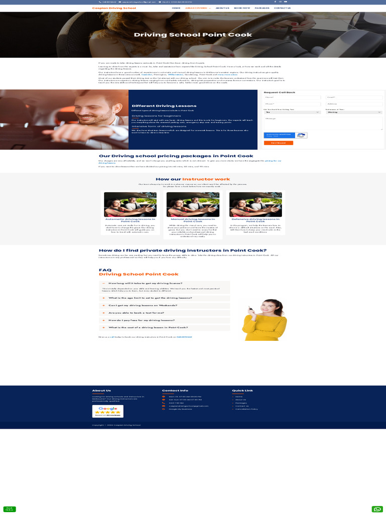 Driving Lessons in Point Cook | PDF | Learning