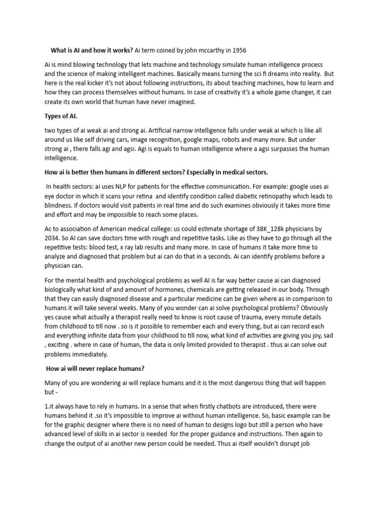 Ai Debate | Download Free PDF | Artificial Intelligence | Intelligence ...