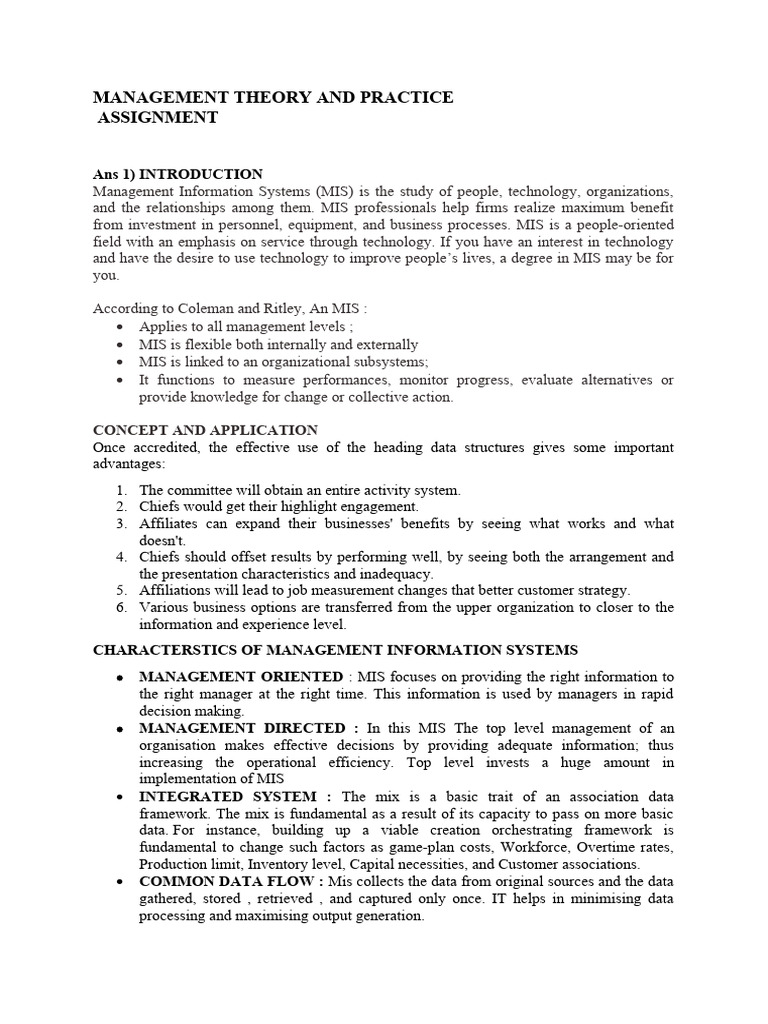MT Assignment | Download Free PDF | System | Information
