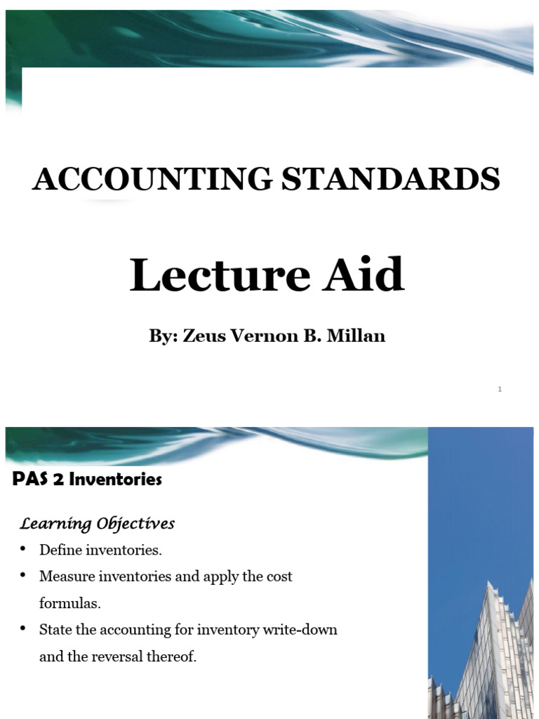 Pas-2 Inventories | PDF | Inventory | Cost Of Goods Sold