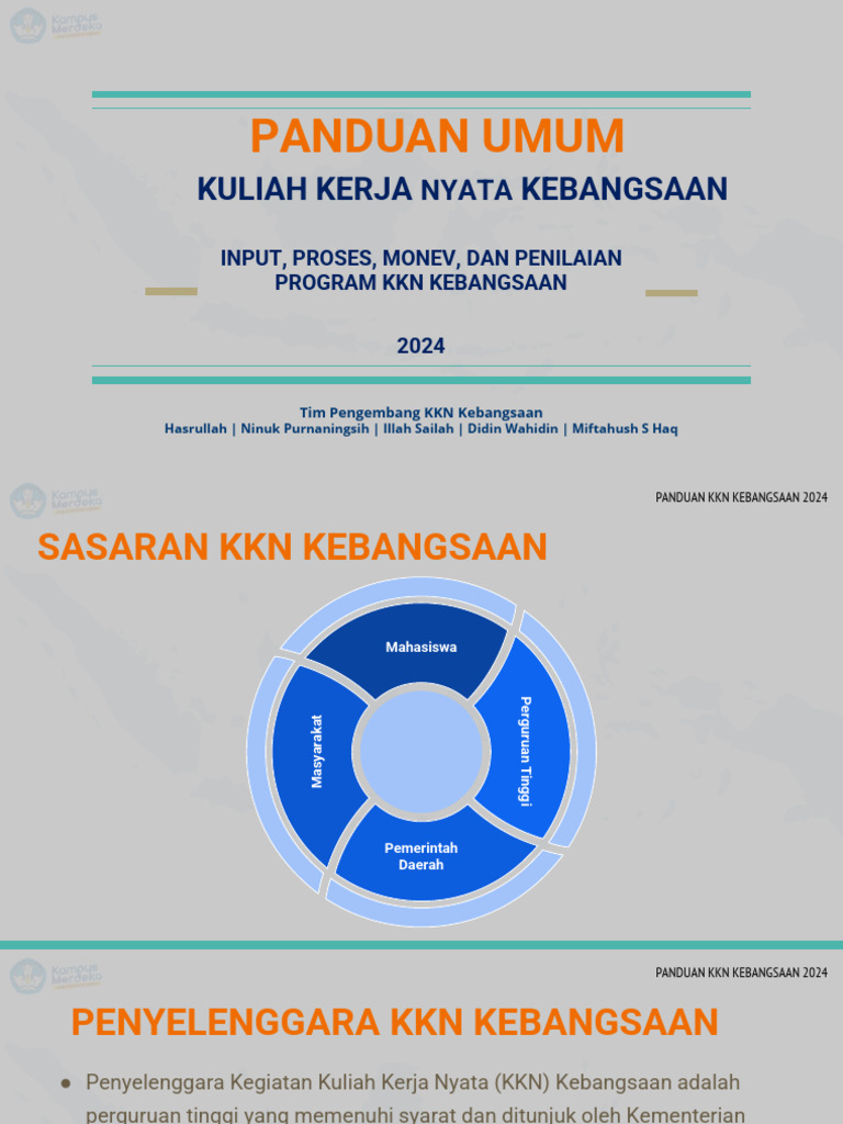 Panduan KKN Kebangsaan | PDF