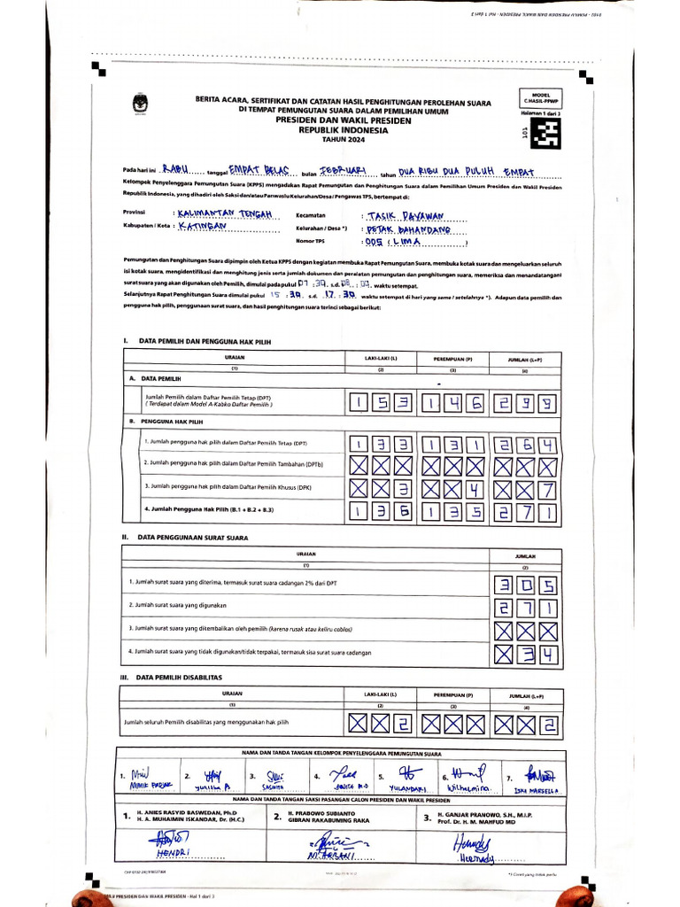 Tps 5 Presiden Petak Bahandang | PDF