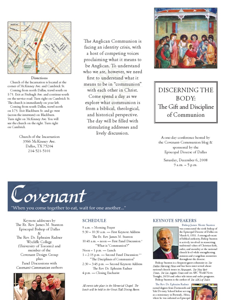 Covenant Brochure | PDF | Anglicanism | Western Christianity