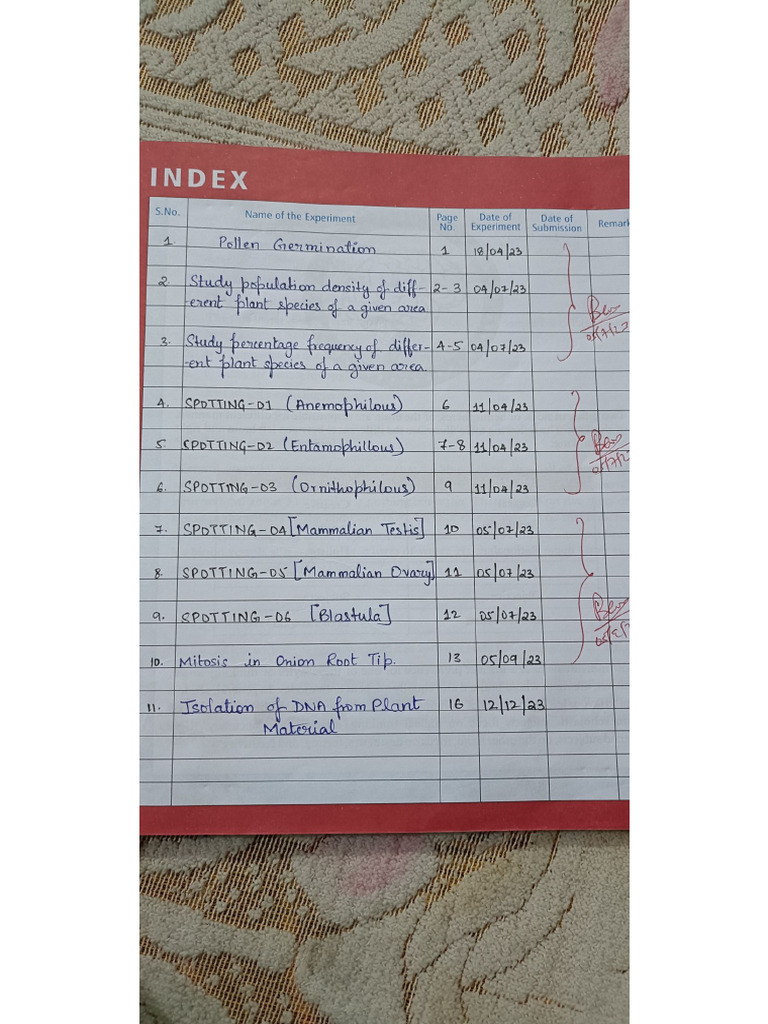 Bio Practical PDF | PDF
