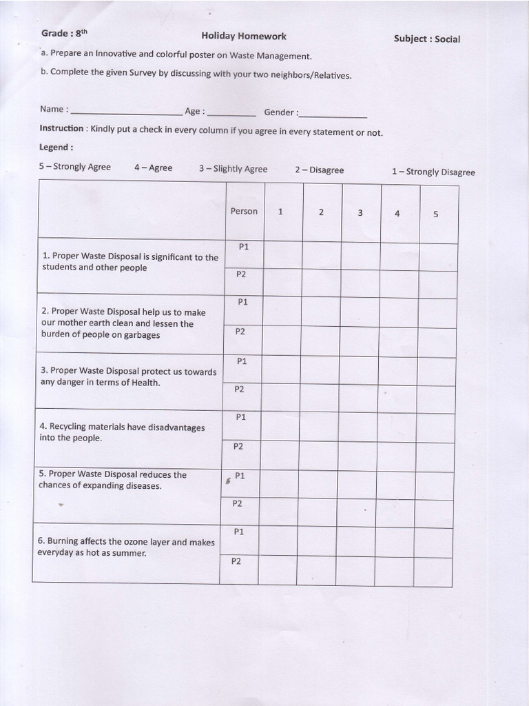 Social Homework | PDF