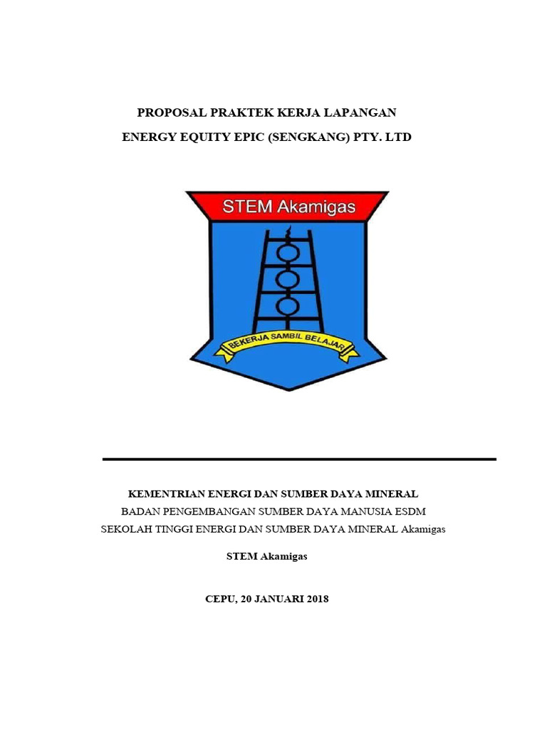 Proposal PKL STEM Akamigas | PDF | Bisnis | Komputer