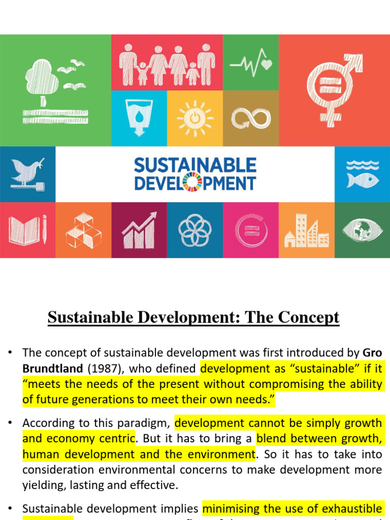 Lecture 14 - Sustainable Development | PDF | Sustainability ...