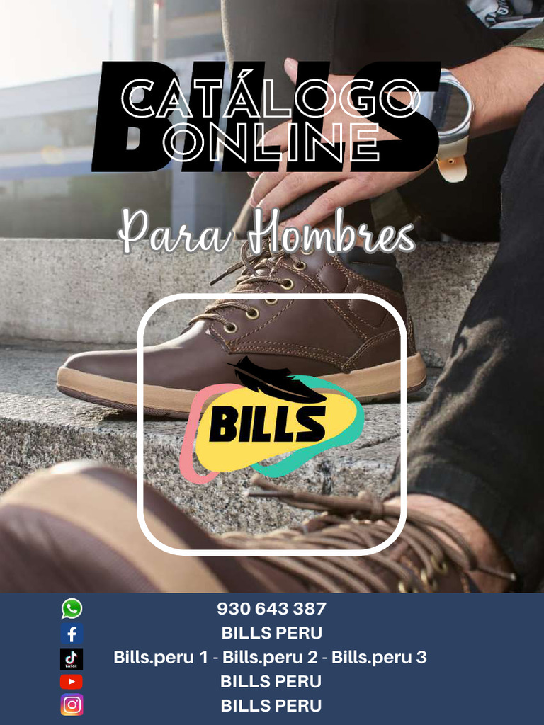 Catálogo de Calzado Bills Perú | PDF | Hogar, jardinería y bricolaje