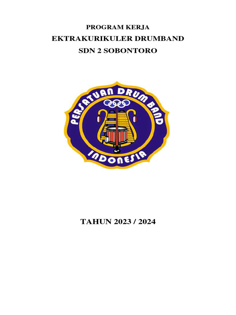 Program Drumband SDN 2 Sobontoro | PDF