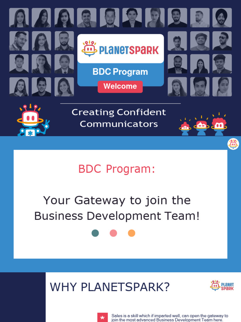 BDC Program for Confident Communicators | PDF | Sales | Educational ...