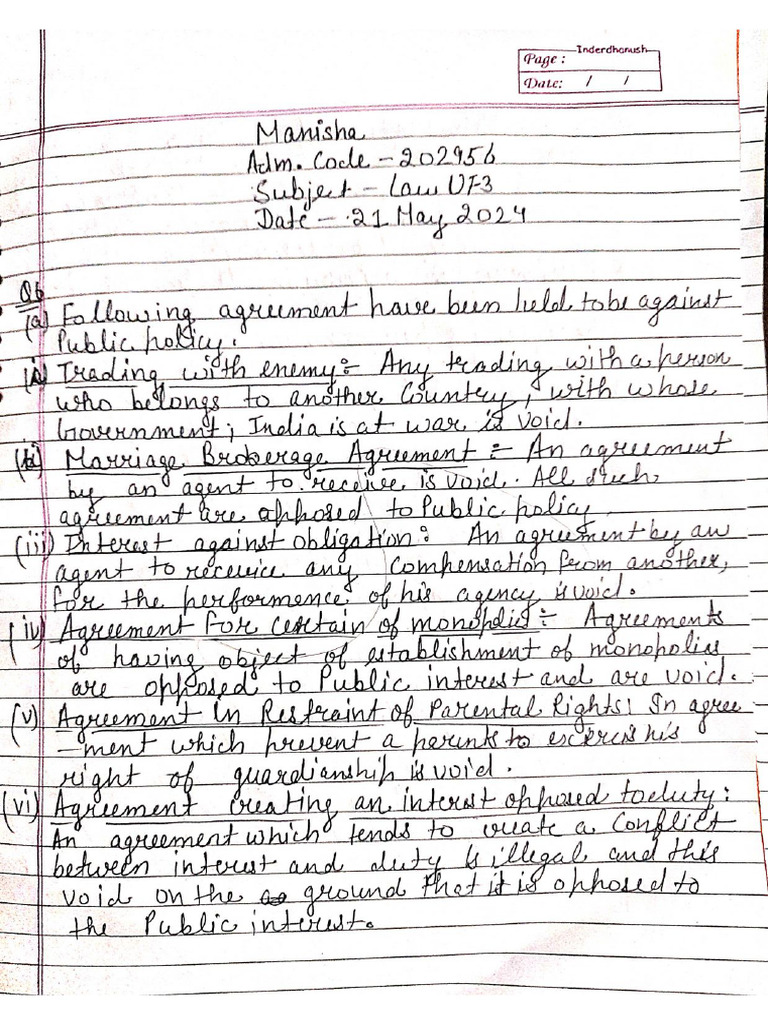 Law Notes | PDF
