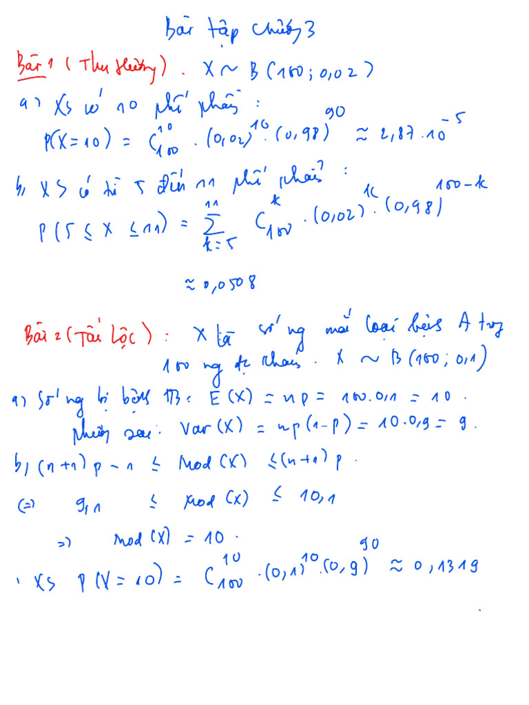 Sua BT Chuong 3 | PDF