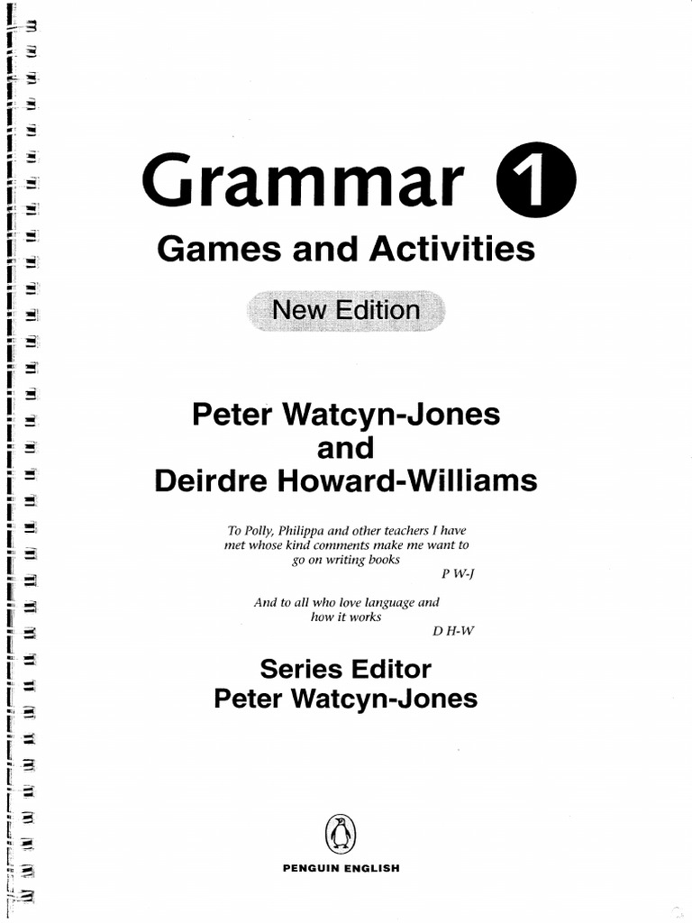 Grammar Games and Activities 1 | PDF | Linguistic Morphology ...