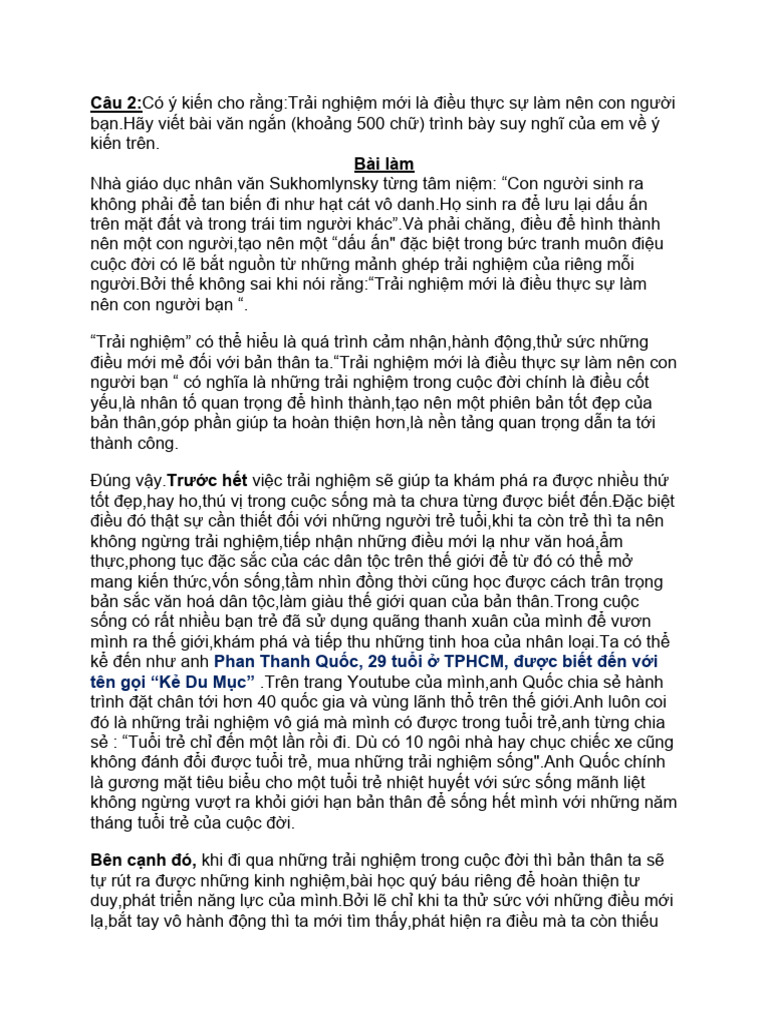 Đề Số 9 - Tuổi Thanh Xuân | PDF