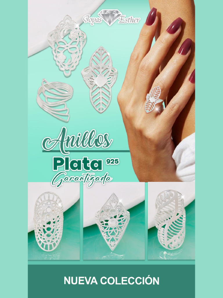 Catalogo de Anillos de Plata 925 Garantizada 25-04-24 | PDF | Hogar ...