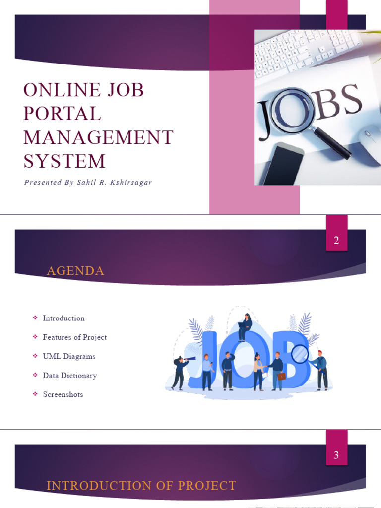 Online Job Portal Management System - 4092 | PDF | Recruitment | Data ...