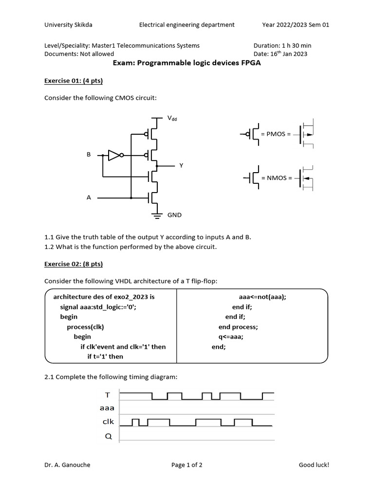 Circuits FPGA January 2023 en 081437 | PDF