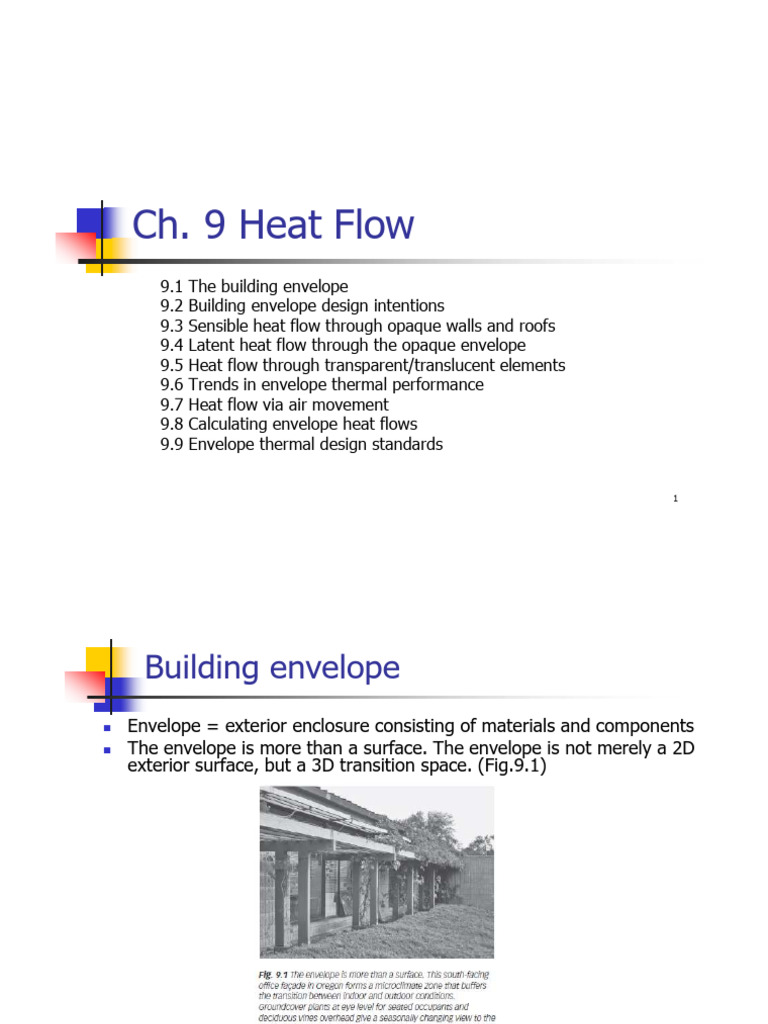 Week 09 Ch09 Heat Flow 1 | PDF | Heat Transfer | Heat