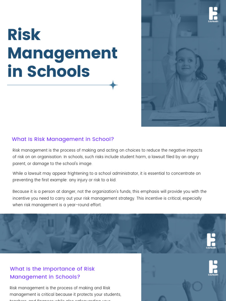 Effective Risk Management in Schools | PDF | Risk | Risk Management