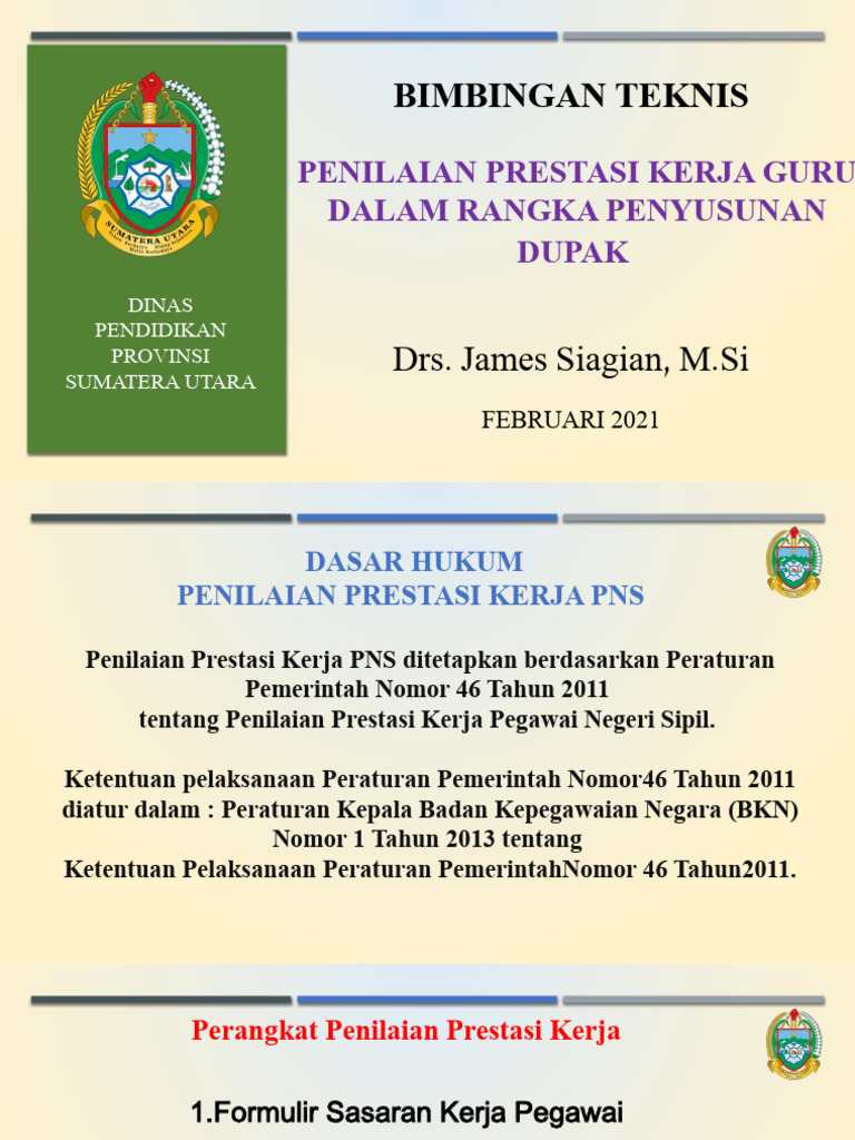 PENILAIAN PRESTASI KERJA GURU-dupak | PDF