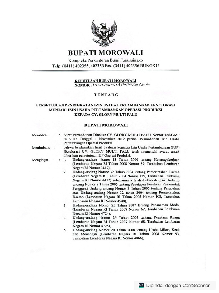 IUP Glory Multi Palu | PDF