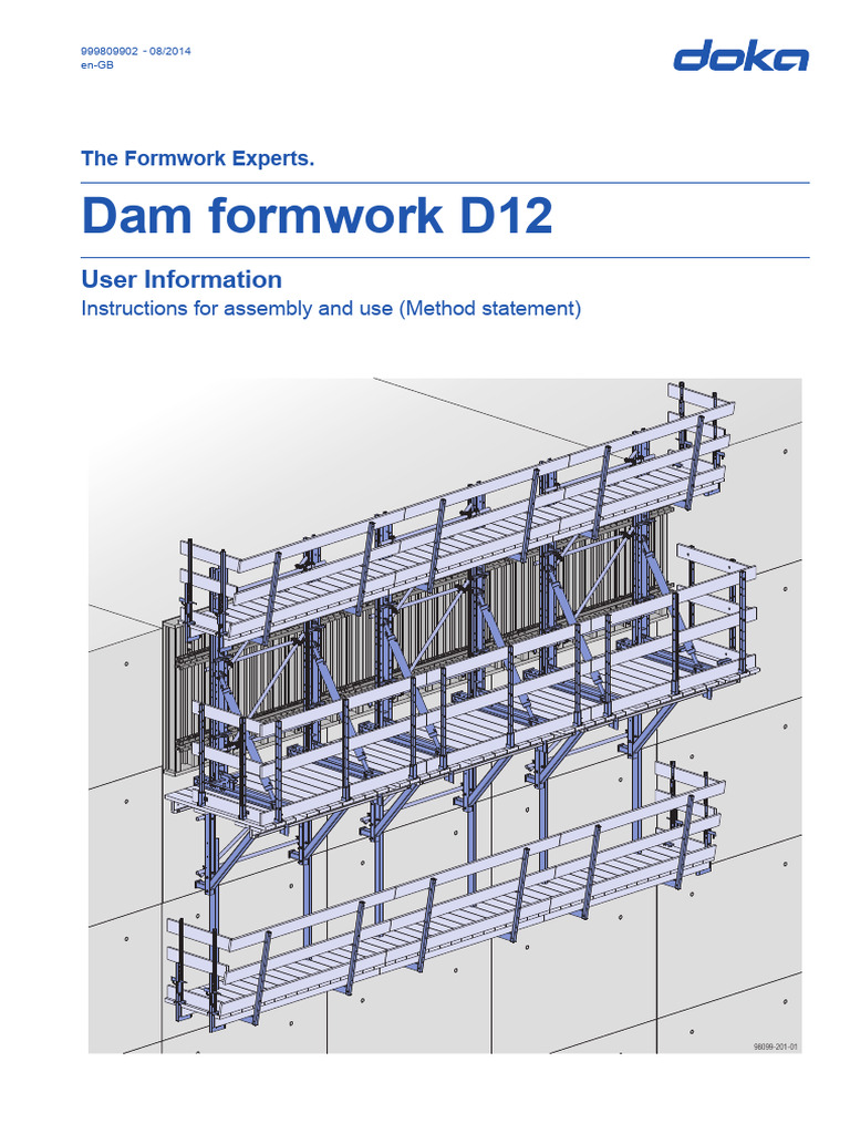 Dam Formwork D12 | PDF | Safety | Occupational Safety And Health