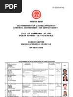 IAS Officers Posting as of Nov 2024 | PDF | Government | Government Of ...
