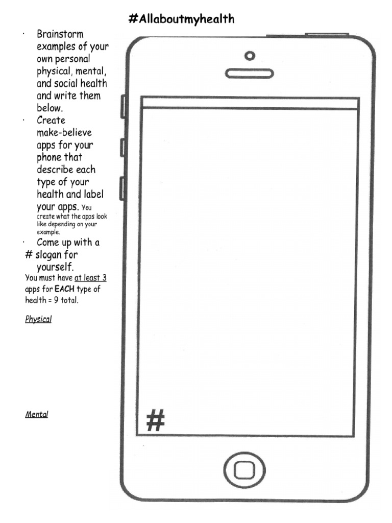 all about my health cell phone | PDF