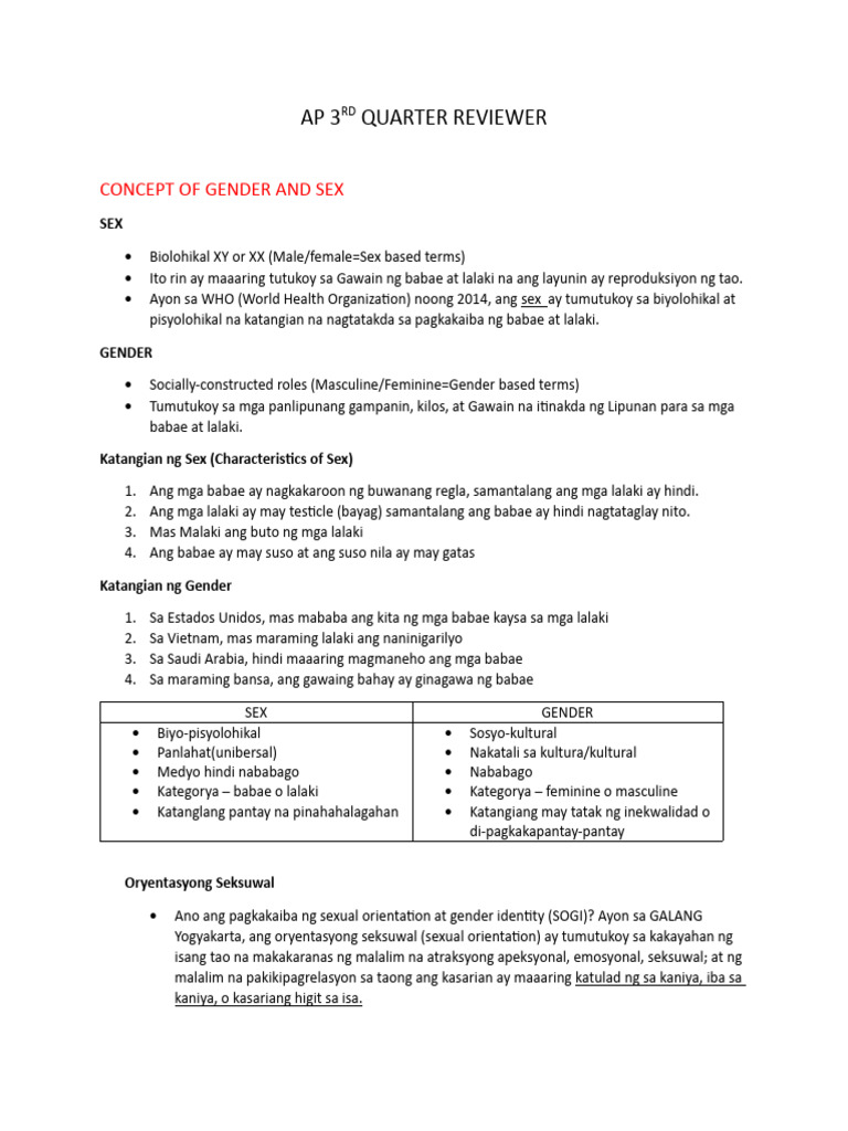 AP 3rd Reviewer | PDF