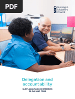 Delegation and Accountability Supplementary Information To The NMC Code ...