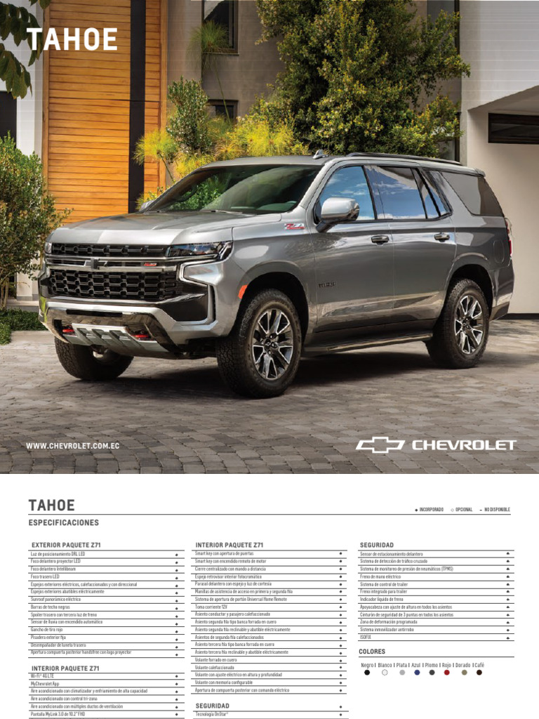 Tahoe | PDF | Airbag | Diodo emisor de luz