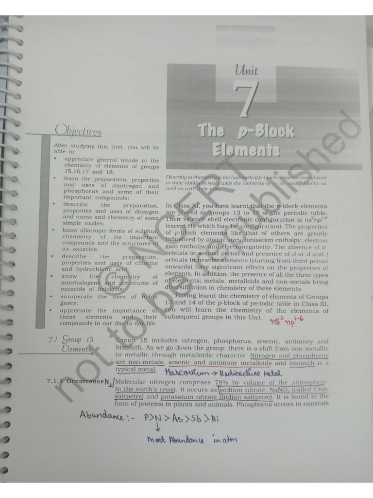P Block | PDF