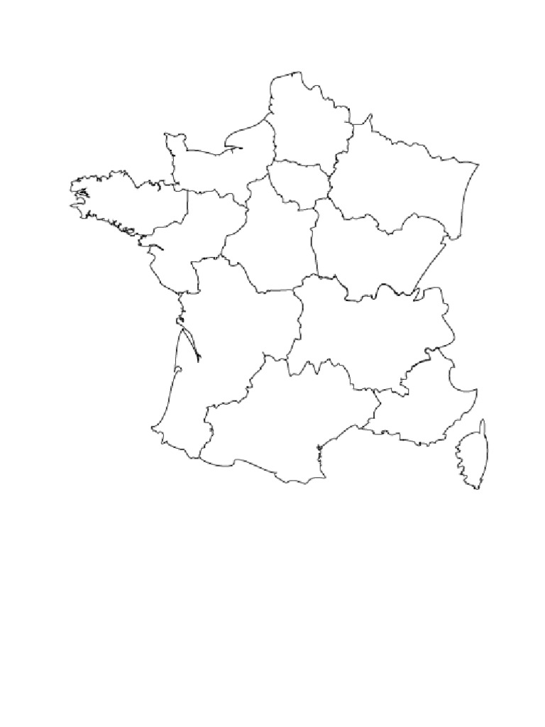 Blank-Map of France | PDF