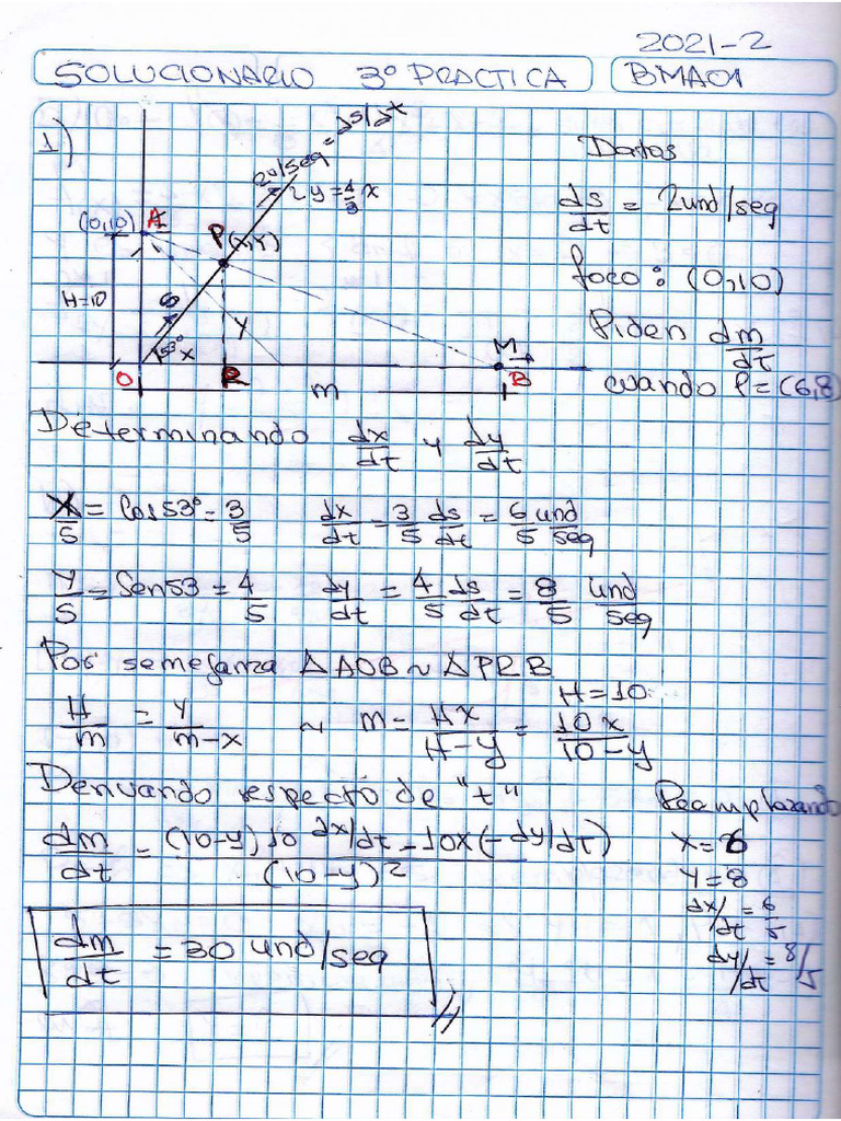 Solucionario 03 SOL PC3 BMA01 21-2 | PDF