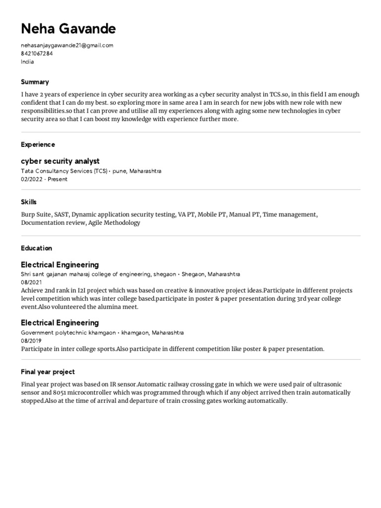 Security Analyst | PDF