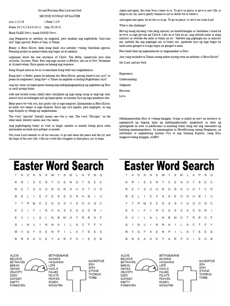 Go and Proclaim Him Lord and God | PDF