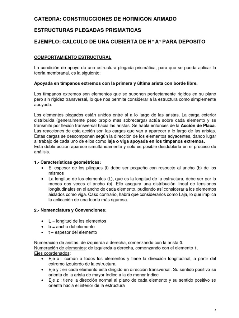 EJEMPLO TPN° 4 Estructura Plegada | PDF | Viga (Estructura) | Doblar