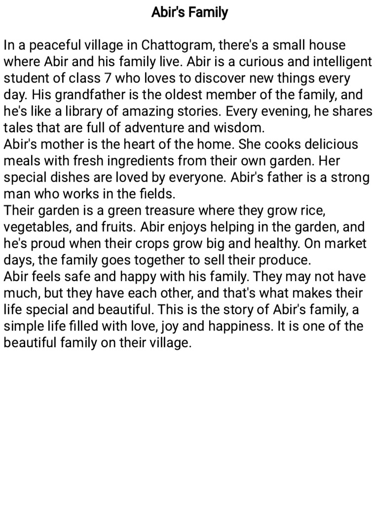 Abir's Family Life in Chattogram | PDF | Cooking, Food & Wine